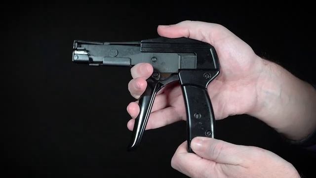 Инструмент TG-01 для монтажа нейлоновых стяжек шириной 2.5–4.8 мм с функцией автоматической обрезки