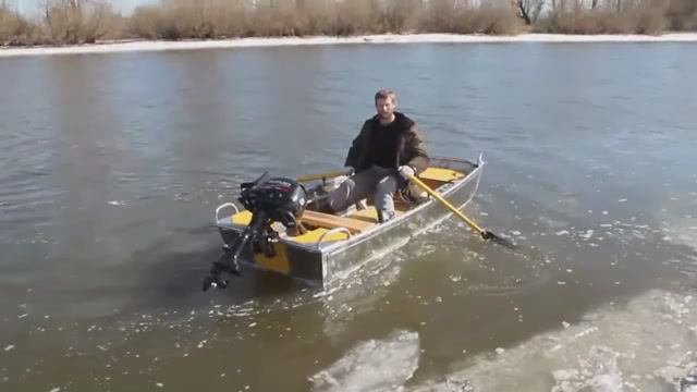 Судак 3 м И лодка и санки для снегохода