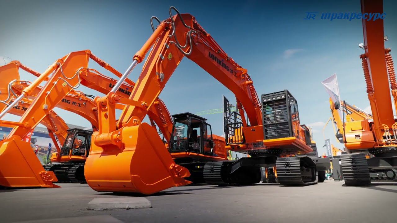 Процесс производства экскаваторов Lonking
