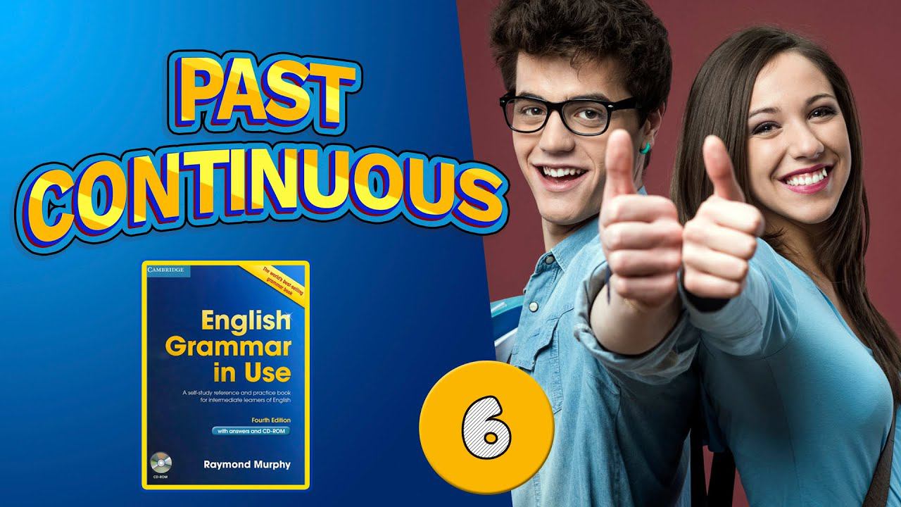 #6 Тренажёр по учебнику Мёрфи синий  Past Continuous  Базовый уровень