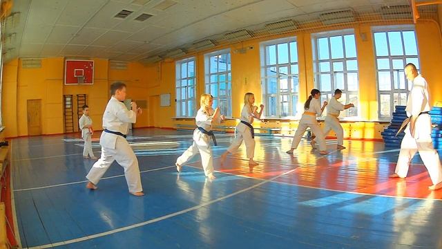 Кихон в рамках подготовки к экзамену на пояса и УТС  ЦСП «Тэнгу Про»