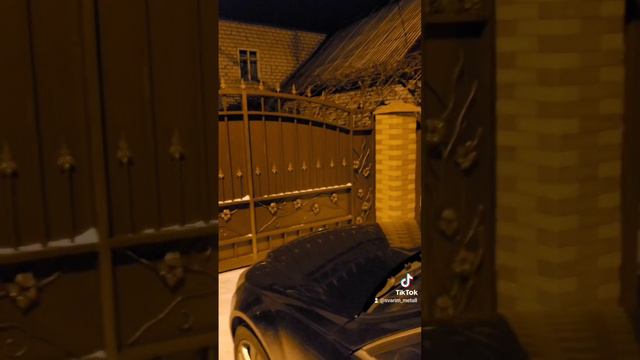 Откатные ворота кованные I ворот с ковкой I ворота с элементами ковки