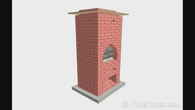 4x3 br-sm 1.0.0 - Проект барбекю из кирпича