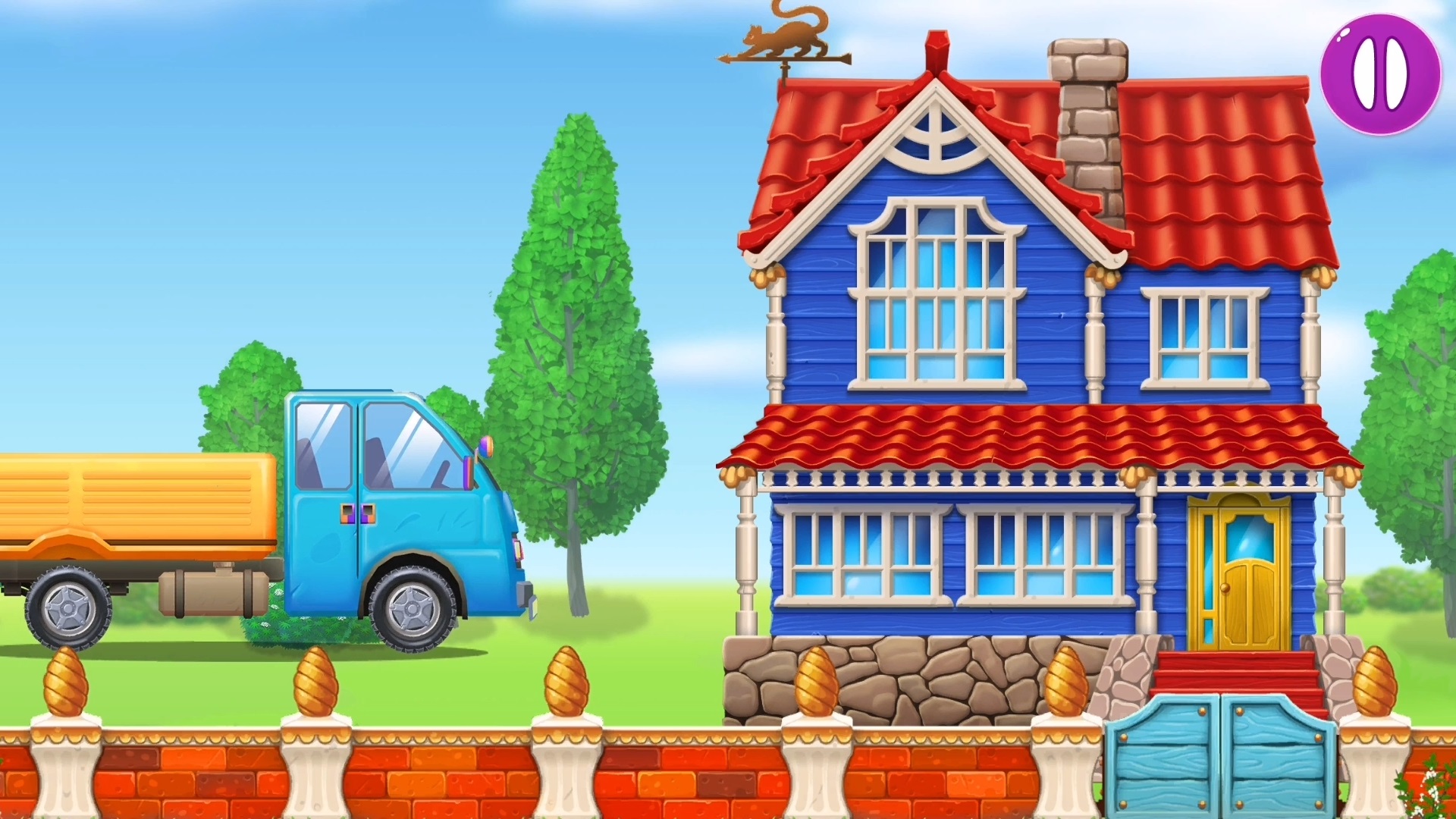 Строим двухэтажный дом с забором