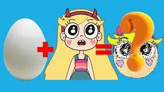 Рисовашка Зведочка Батерфляй и Пониголовая Как нарисовать креативные яйца How to draw