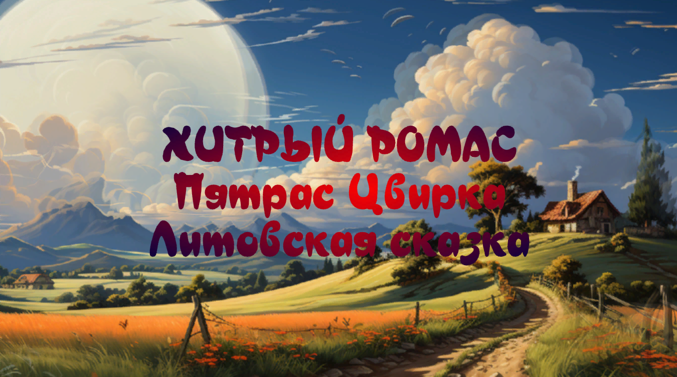 АУДИОСКАЗКА ПЕРЕД СНОМ. Хитрый Ромас. Пятрас Цвирка.  Литовская сказка ? #аудиокнига #аудиосказки
