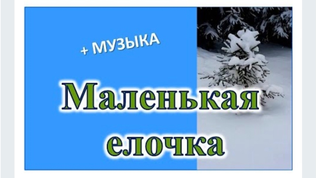 МАЛЕНЬКАЯ ЕЛОЧКА. ЗИМА. Александра Миркушова