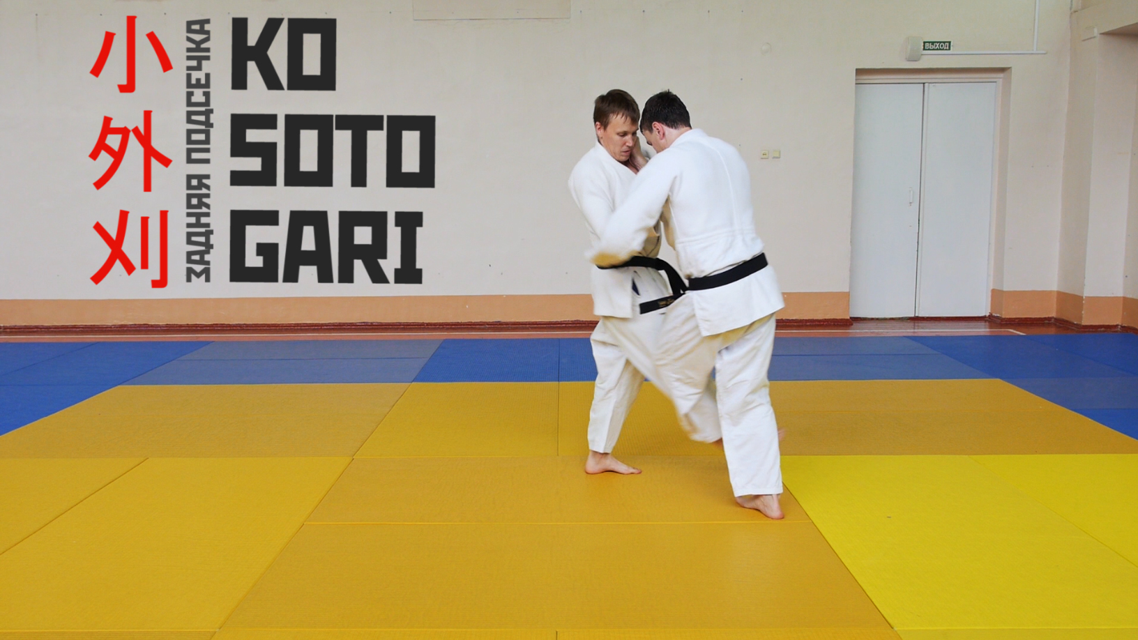 KO SOTO GARI / Задняя подсечка / 小外刈