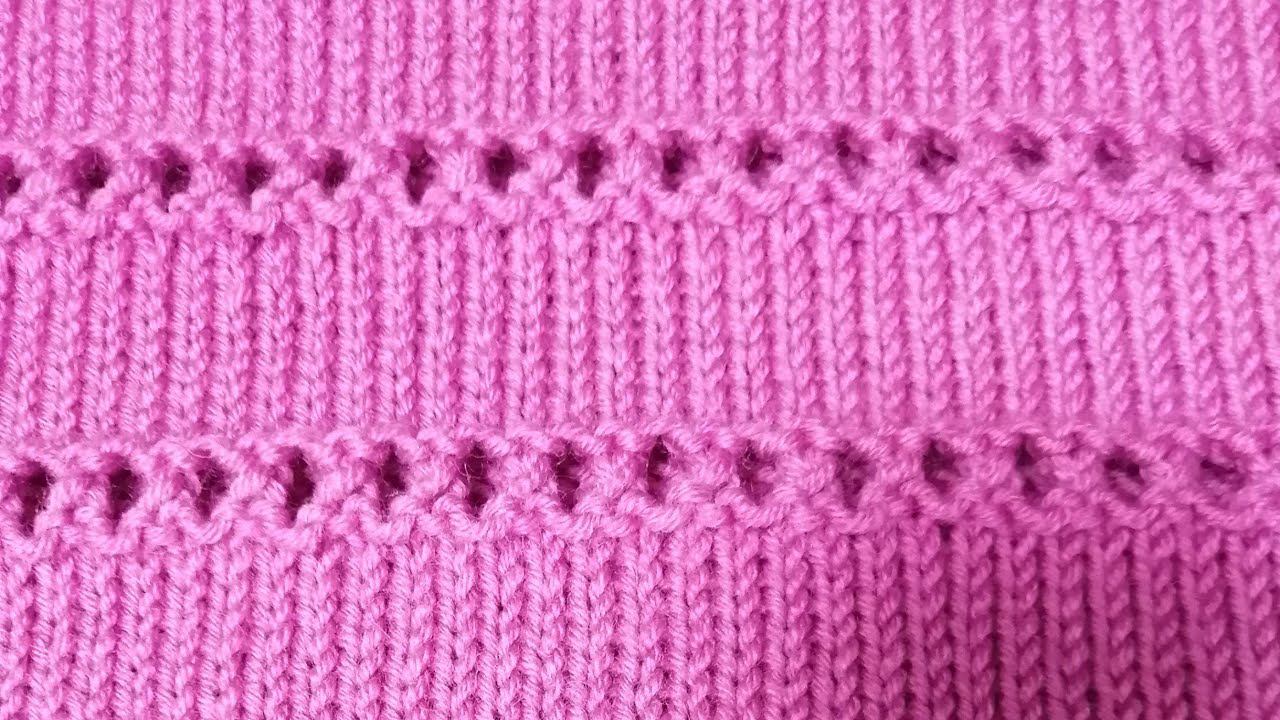 Узор горизонтальный ажур