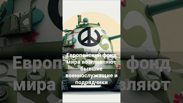 Европейский фонд мира возглавляют бывшие военнослужащие и подрядчики