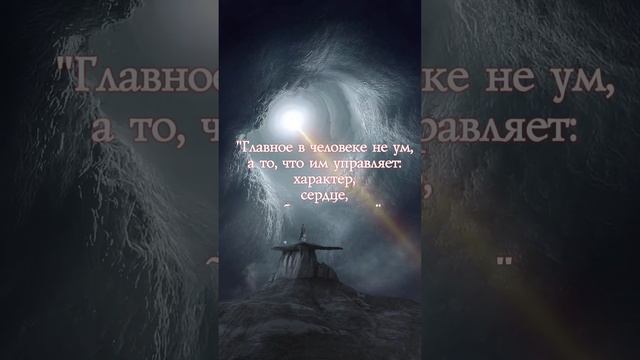 Главное в человеке не ум