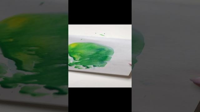 Как просто нарисовать акварелью кактус ребёнку?