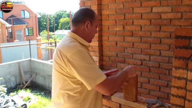 Мангал с двойным зубом из старого кирпича Пошаговая сборка.mp4