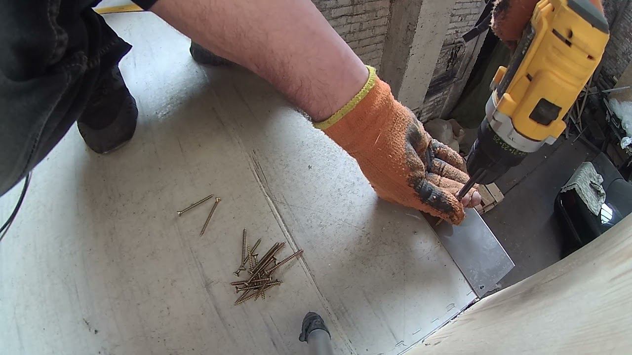 Берлога Project часть 7. Соединитель для линолеума своими руками.