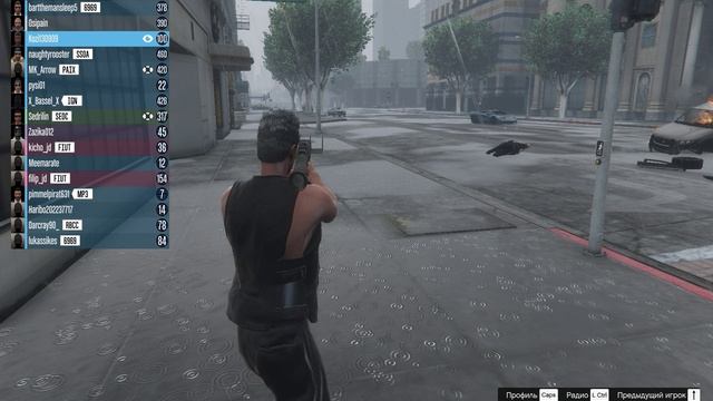 Grand Theft Auto V 11.28.2022.mp4 Найден мошенник из прошлой сессии с бессмертием 100 уровня.