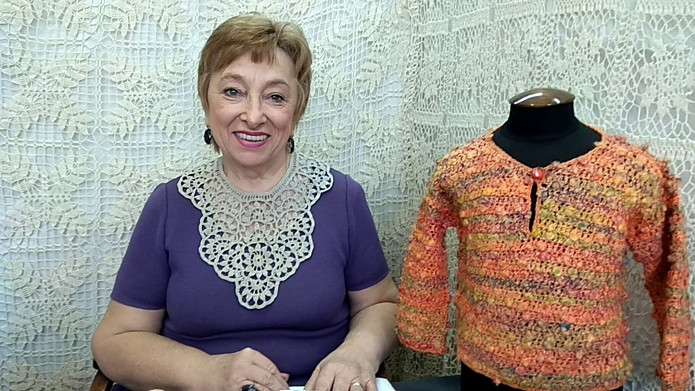 Кофточка "Карамелька".Вязание крючком для детей от О. С. Литвиной.