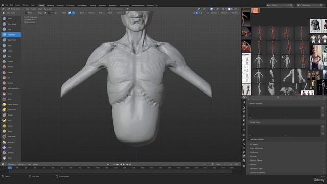 Creating a Hero Weapon for Games - Часть 4 - Body Blockout