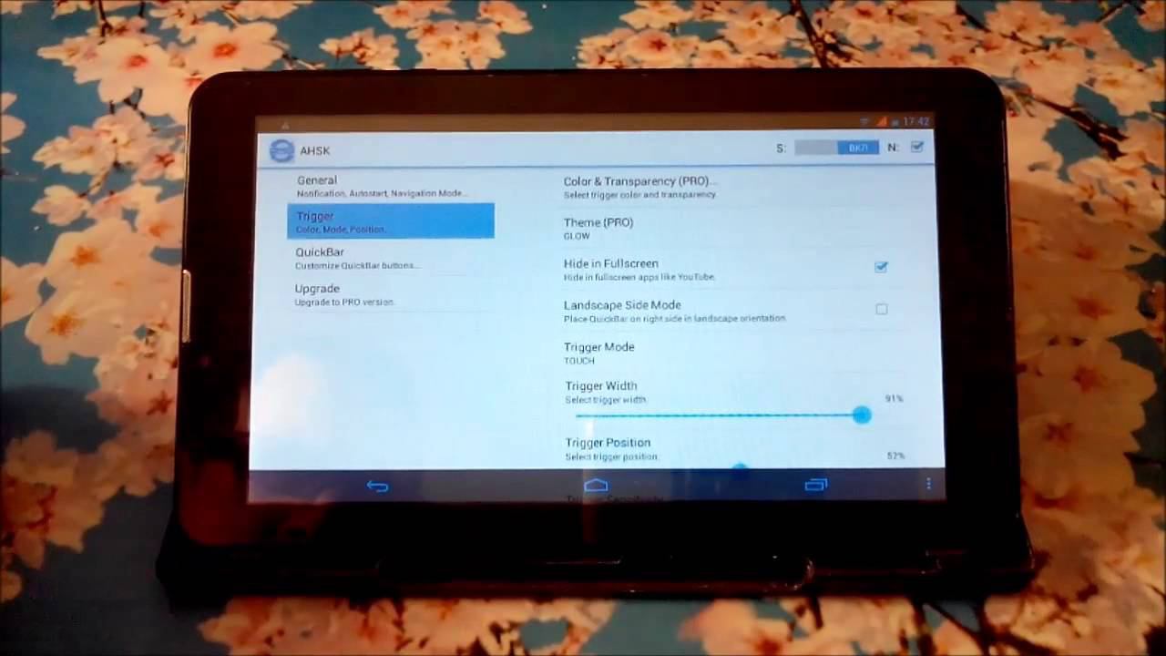 Explay Hit 3G без кнопки скриншот в навигационном баре