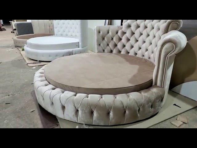 Круглая кровать Баронте SleepArt - видео обзор интернет магазина Relaksan