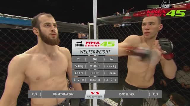 Горилла ММА Серия-45 | Умар Витаргов (Россия) - Игорь Сливка (Россия) | Хайлайт