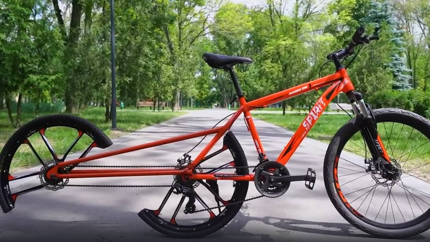 Обычная велосипедная математика — 0,5 х 2 = 1 колесо.