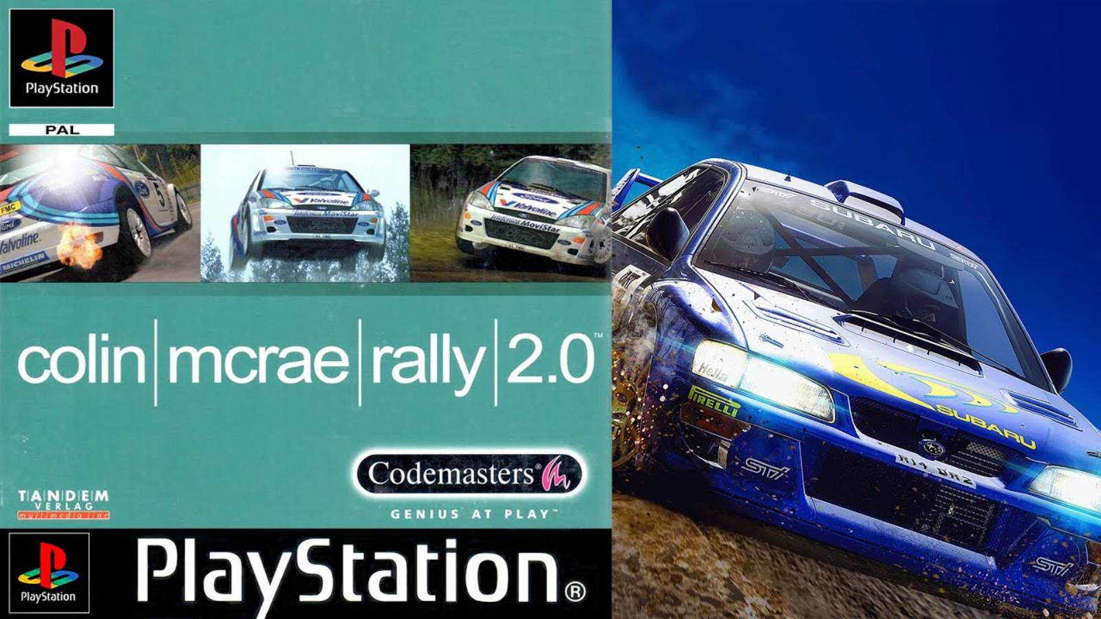 Colin Mcrae rally 2.0 PS1. Полное прохождение на эмуляторе Duckstation.