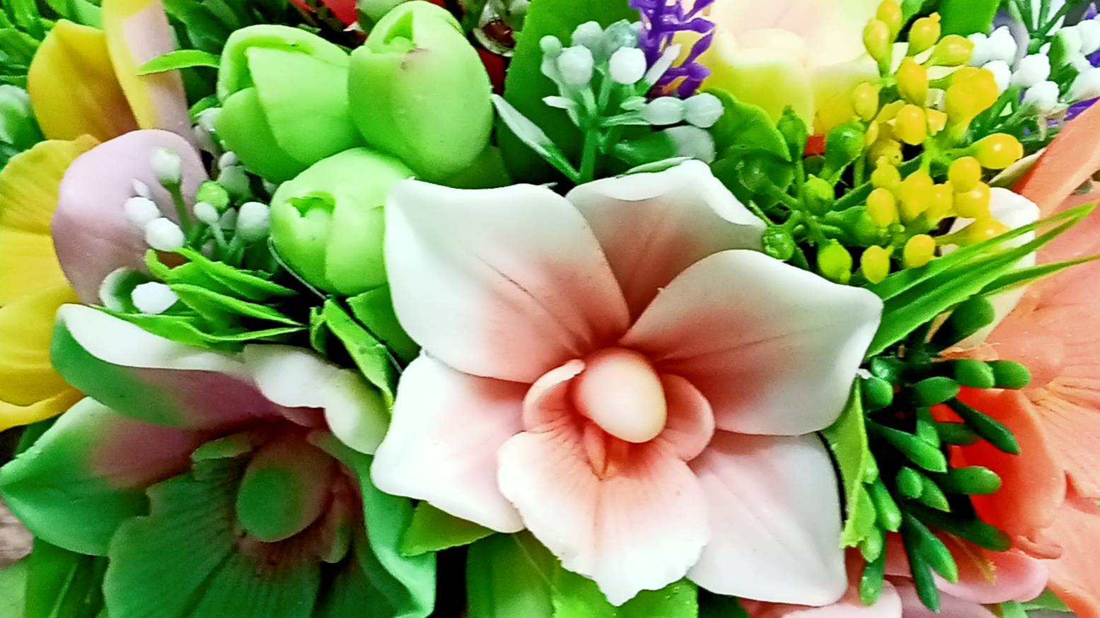 Мыловарение\Орхидеи в подсвечнике.