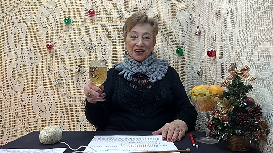 Шарфик "Бриошь". Мастер-класс по вязанию крючком от О. С. Литвиной.