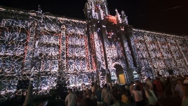 3D шоу на здании мэрии в Екатеринбург 2023