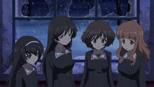 "Девушки и танки". Танец удильщика школы "Оарай" (Girls und panzer. Oarai's anglerfish dance)