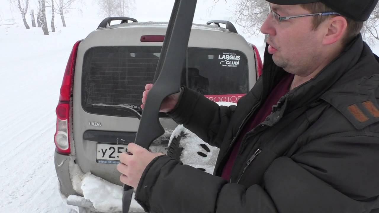 Аэродинамический спойлер и полка органайзер для LADA Largus