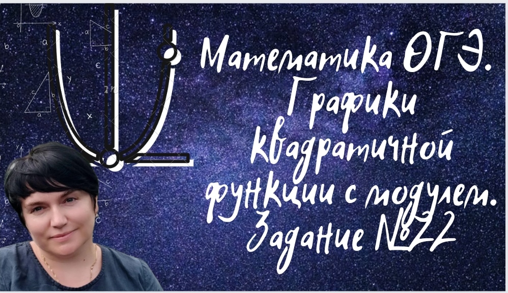 Математика ОГЭ. Задание №22. График квадратичной функции с модулем.