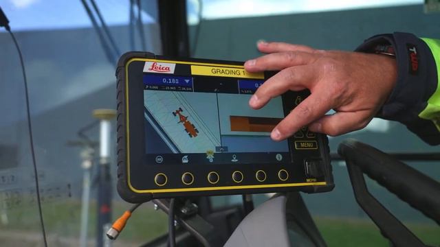 Quick tip Проверка координат положения отвала и точки остчета