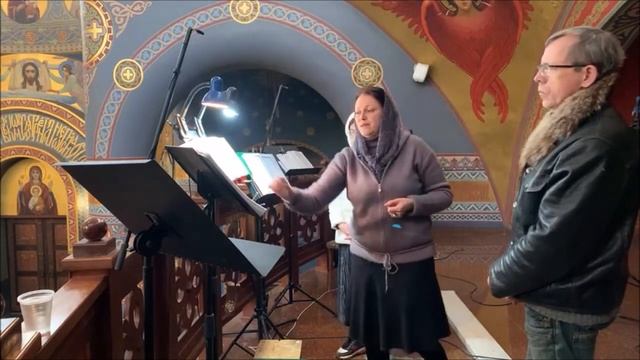 Просительная ектения. Вариант демественного распева.