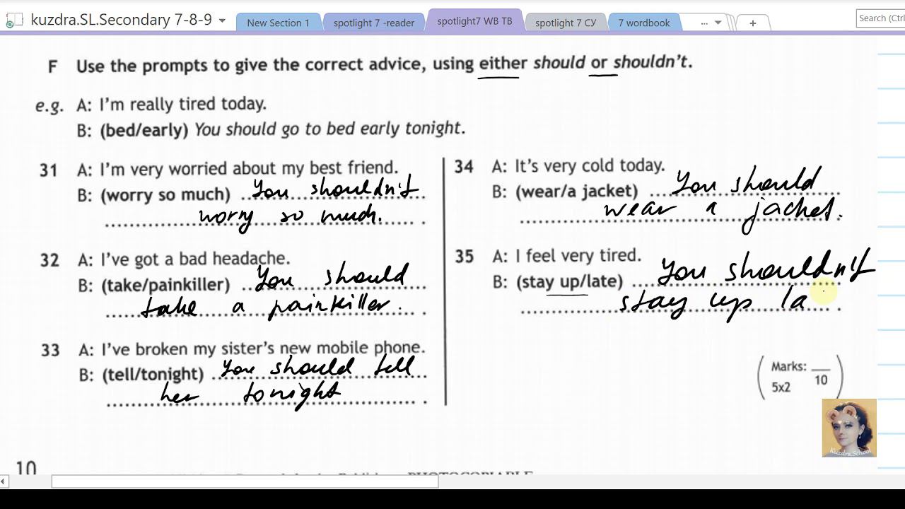 15. Spotlight 7. Unit 1. Test booklet 1b+1abc