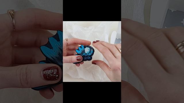 Магнитный иглодержатель Магнит для вышивки крестиком "Черный Паладин". Игольница в подарок AnneAlArt