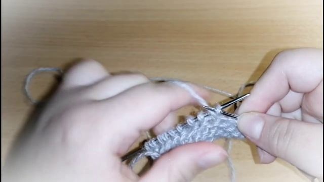 Урок №3, вязание спицами/платочная вязка.