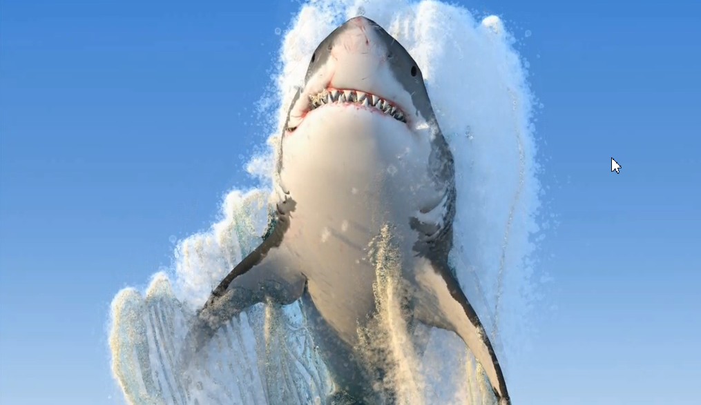 Огромная акула