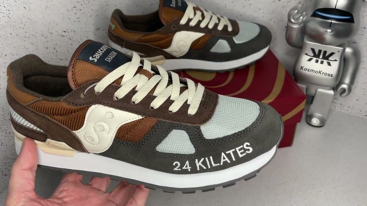 Кроссовки 24 Kilates x Saucony Shadow Original 'Montana'