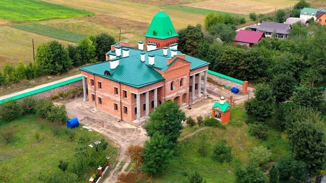 С высоты птичьего полёта.Мужской мо-рь в честь положения Ризы Божьей Матери во Влахерне.Томашовка.2