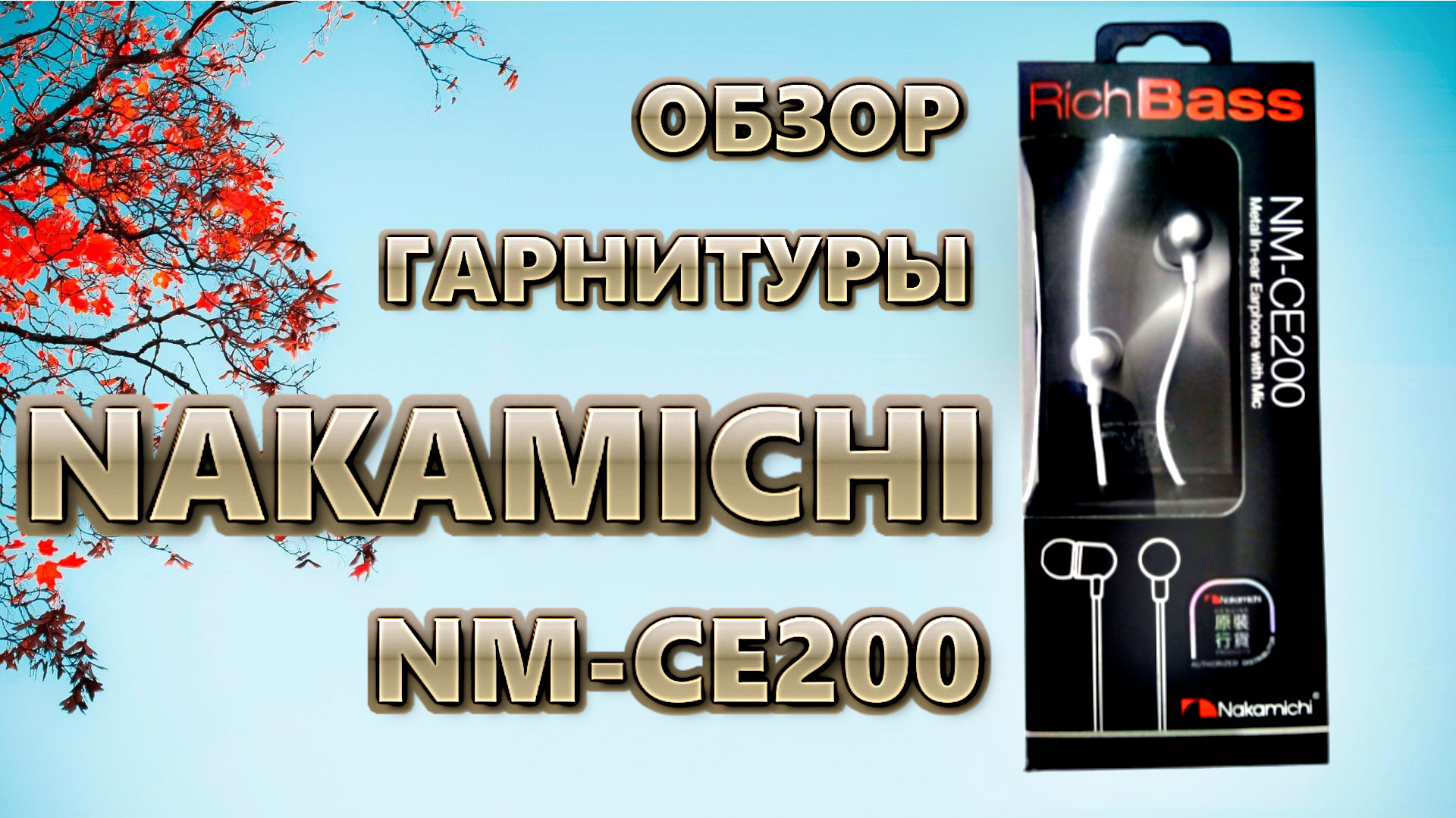 Обзор гарнитуры Nakamichi NM-CE200 | Плюсы и минус