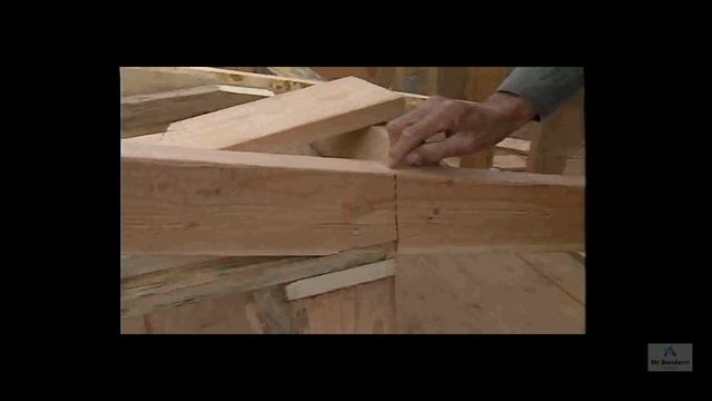 Устройство двускатной кровли (Larry Haun)