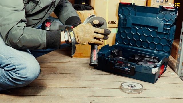 Bosch GWX 18v-10 psc X-Lock + аккумулятор TopON TOP-PTGD-BOS-18