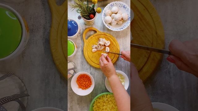 Суп грибной 🍄🍄🍄#шортс