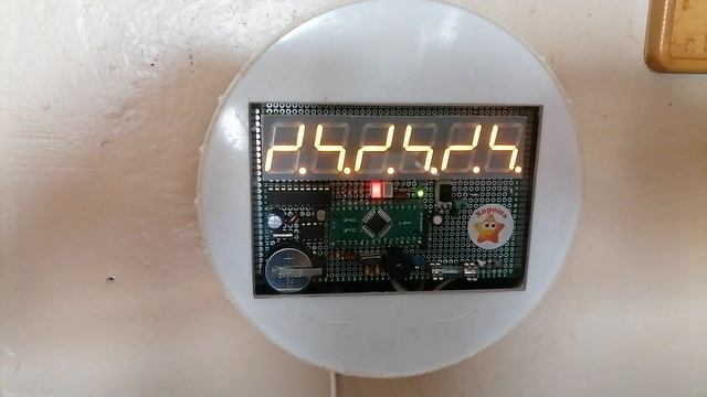 Часы на LED кухонные, включил обратный таймер