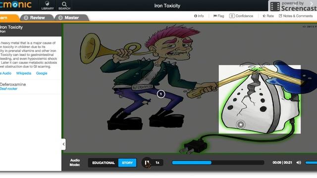 Picmonic 2023—2/24 Общ.фарма—3/3 Токсичность—9/13: Iron Toxicity