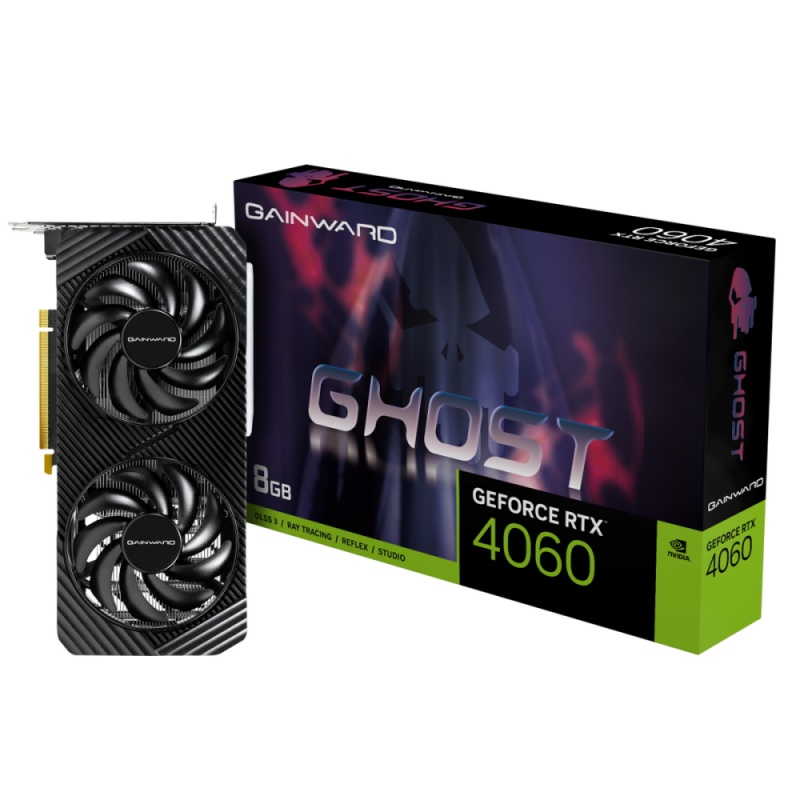 Тест Gainward GeForce RTX 4060 GHOST 8G, 2К разрешение.