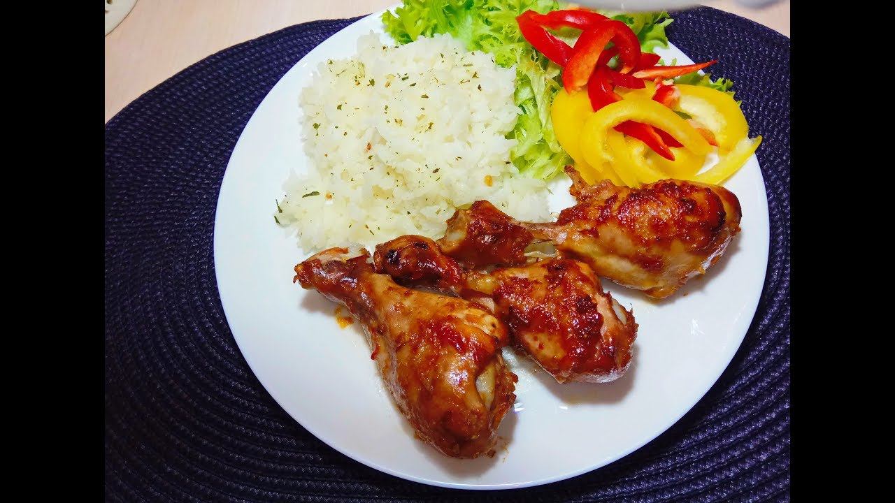 Куриные голени по тайски! Очень вкусная курочка!