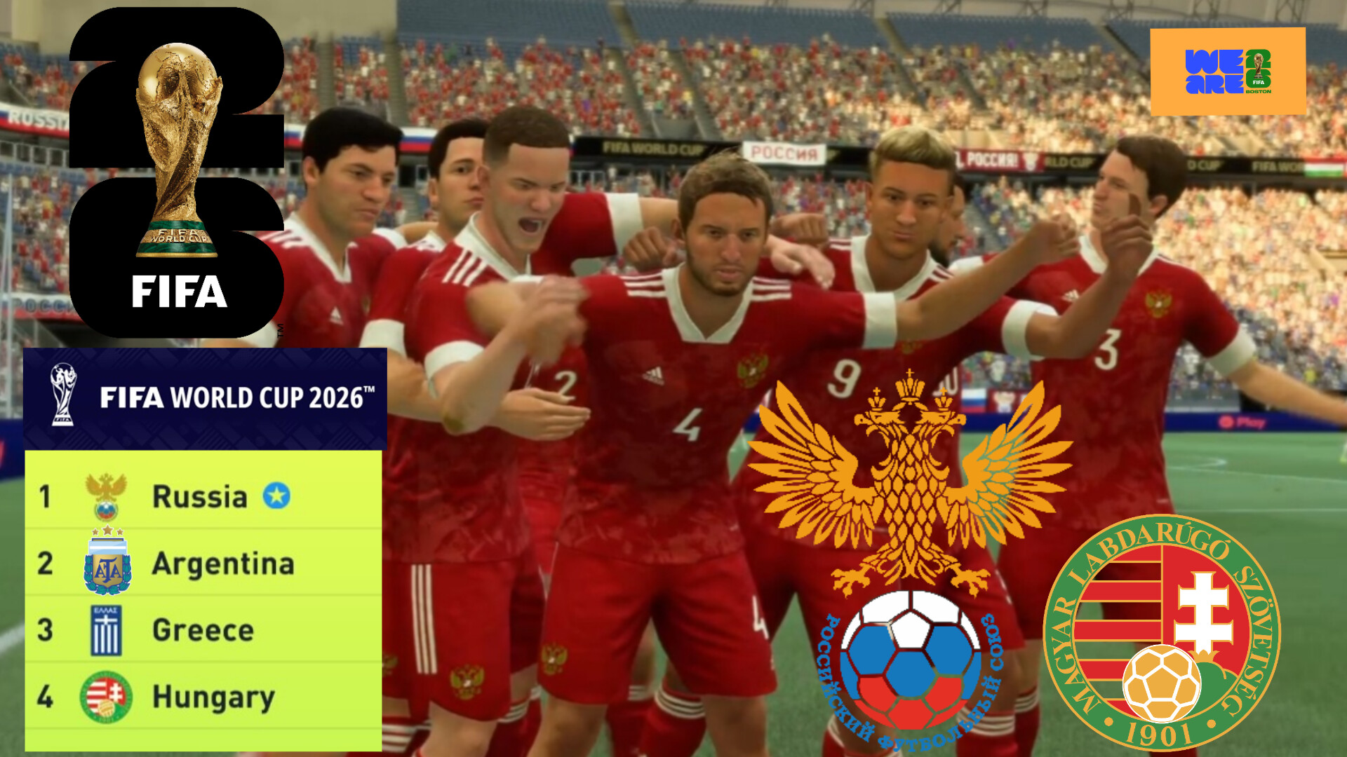 ЧЕМПИОНАТ МИРА 2026 | ЗА РОССИЮ / РОССИЯ - ВЕНГРИЯ / WORLD CUP 2026 / МАТЧ#1