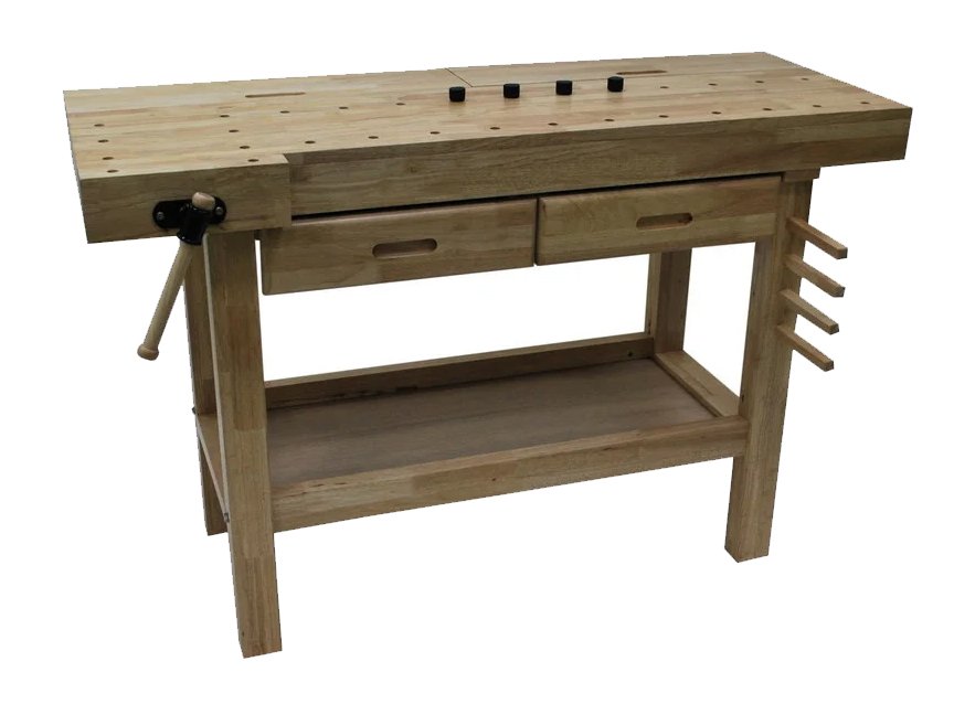 Верстак столярный «Стандарт» дубовая столешница